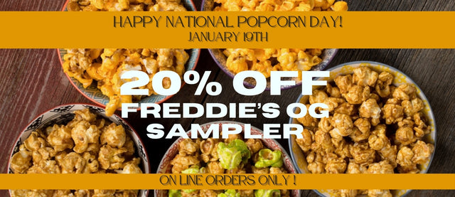 Freddie's Gourmet Popcorn Company – Freddies Popcorn Company