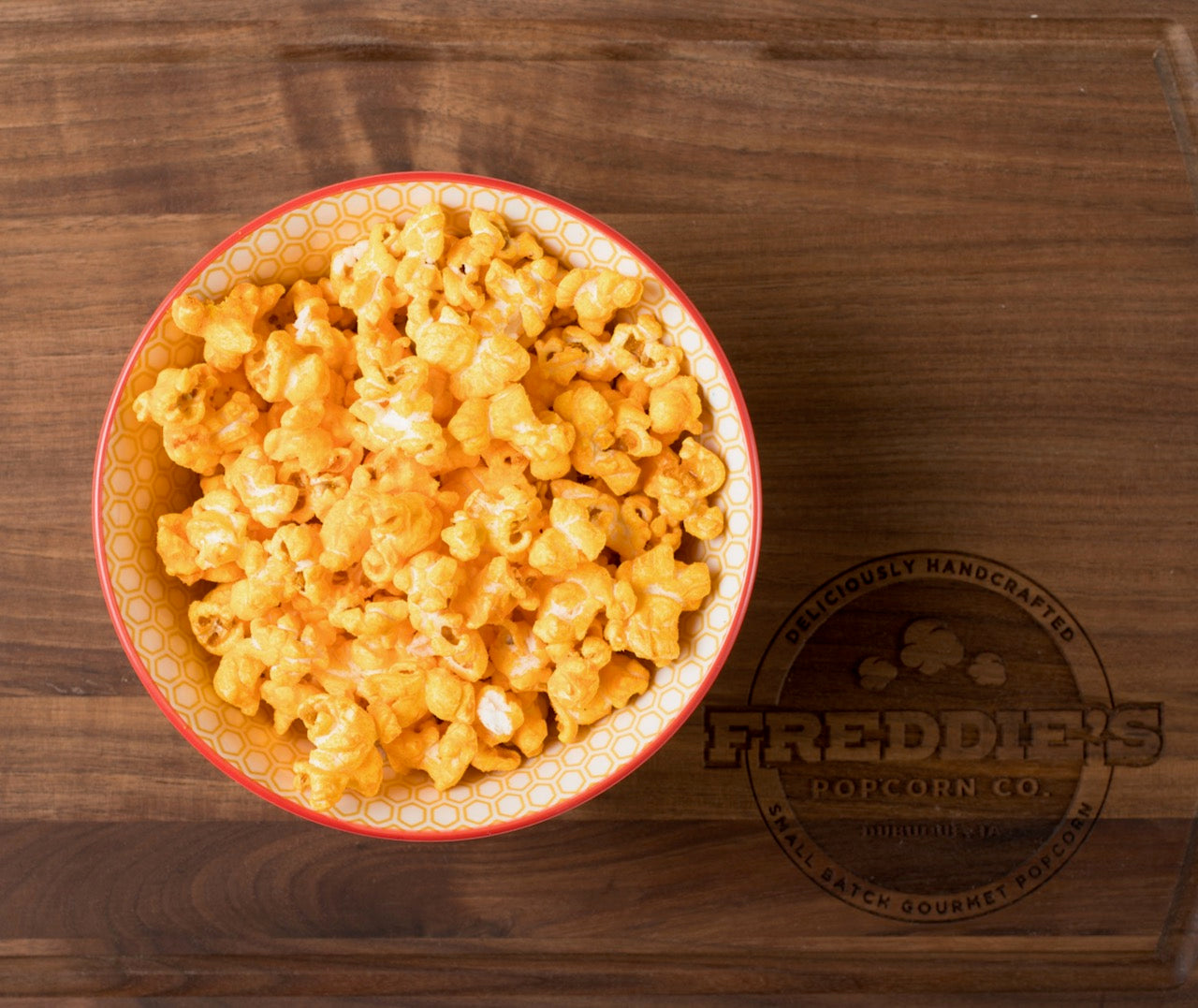 Cheesy Cheddar Cheese Popcorn – Freddies Popcorn Company