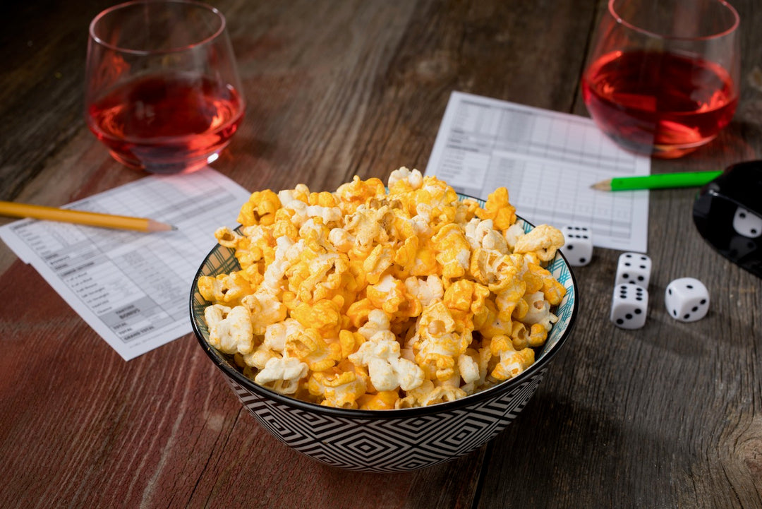 Cheesy Garlic Bread Popcorn – Freddies Popcorn Company